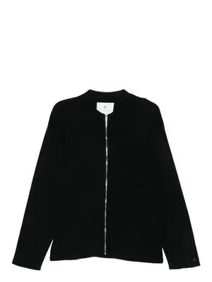 SEVEN GAUGE Zip Front Cardigan - Black