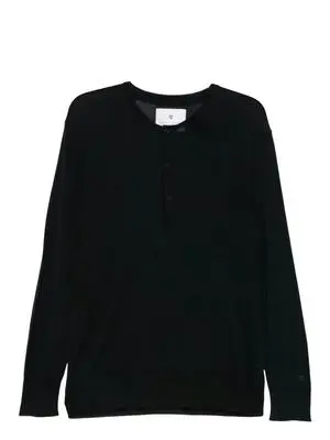SEVEN GAUGE Buttoned Knitted Cardigan - Black