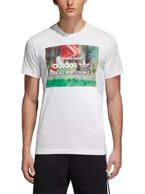 Adidas Stadium Originals / Multicolour T-shirt - White
