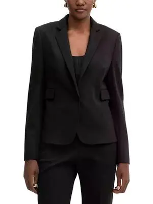 BOSS Jia14 Notched Lapel Blazer - Black