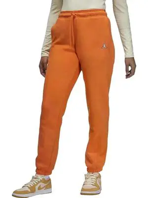 JORDAN Logo-embroidered Fleece Trousers - Orange