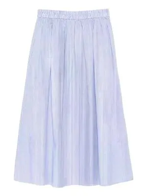 ARCHIVIO '67 Striped A-line Skirt - Blue