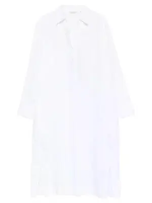 ARCHIVIO '67 Linen Midi Dress - White