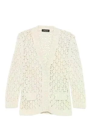 Fabiana Filippi Openwork Patch-pocket Cardigan - Neutrals
