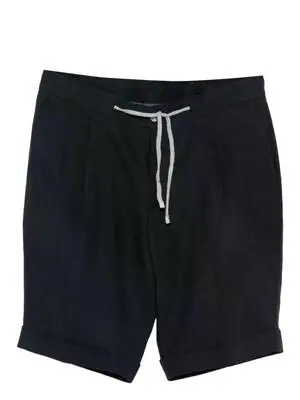ARTE ANTWERP Drawstring Pleated Shorts - Blue