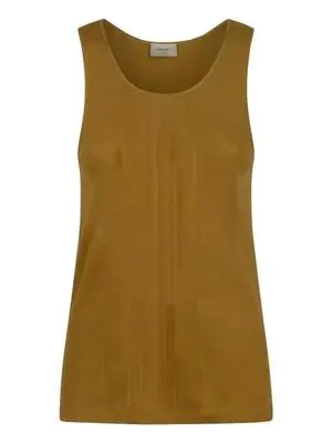 Saint Laurent Ribbed Vest Orange