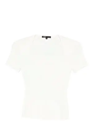Maje Square-neck T-shirt - White