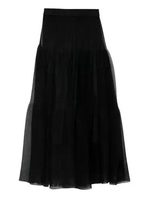 CFCL Tiered Midi Skirt - Black