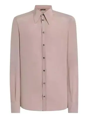 Dolce & Gabbana Silk Crêpe De Chine Shirt - Pink