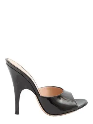 GIANVITO ROSSI Leather Sandals - Black