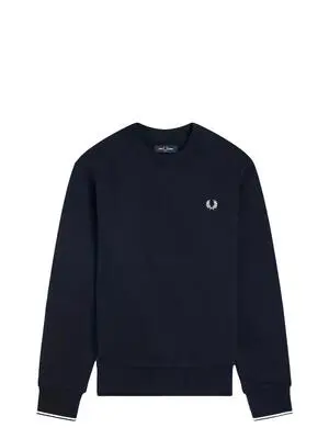 Fred Perry Logo-embroidered Sweatshirt - Blue