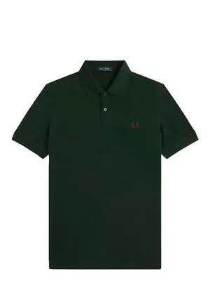 Fred Perry Logo-detail Polo Shirt - Green