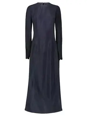 MAISON MARGIELA Long-sleeve Maxi Dress - Blue
