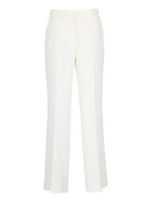 P.a.r.o.s.h Belt-loops Four-pockets Trousers - White