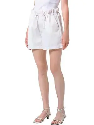 AGOLDE Lydia Ruffled Shorts - Neutrals