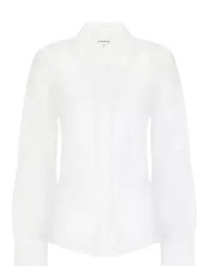 P.a.r.o.s.h Collared Long-sleeve Shirt - White