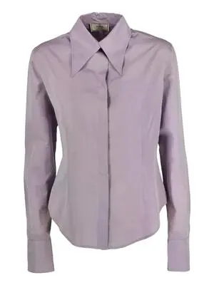 Fendi Point-collar Shirt - Purple