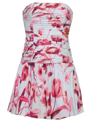 Cara Cara Montreal Floral-print Dress - Blue
