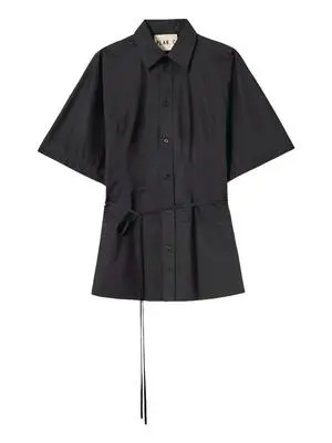 Plan C Popeline Shirt - Black