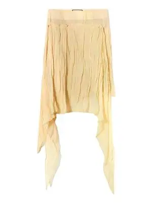 Plan C Asymmetric Skirt - Neutrals