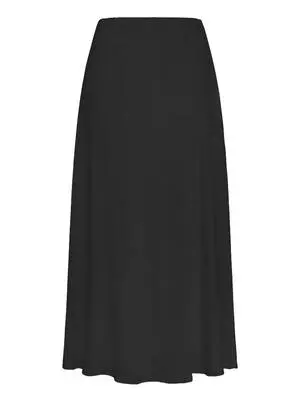 DEHA Slit-detail Midi Skirt - Black