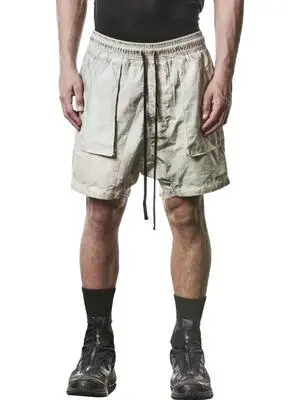 THOM KROM Drawstring-waist Cargo Shorts - Neutrals