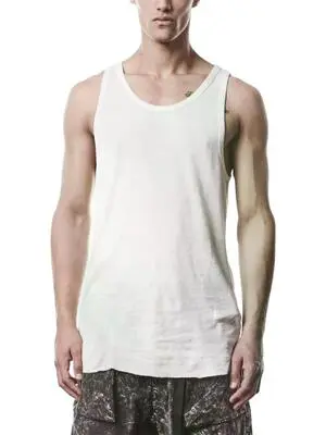 THOM KROM Worked Vest - White