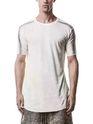 THOM KROM Worked T-shirt - Neutrals