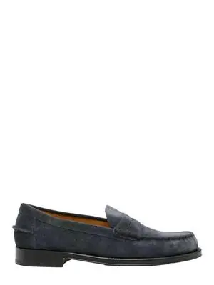 TOD'S Penny Leather Loafers - Blue