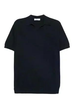 Boglioli Short-sleeve Polo Shirt - Blue