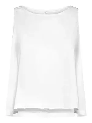 DEHA Poplin Sleeveless Top - White