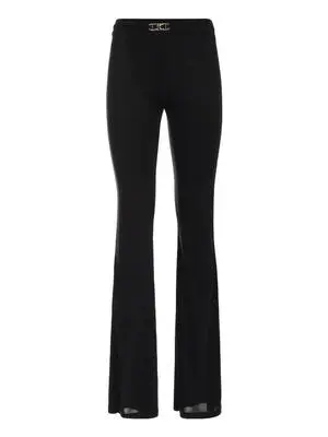 Just Cavalli Buckle-detail Trousers - Black
