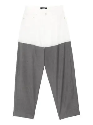 UNDERCOVERISM Colour-block Trousers - Grey
