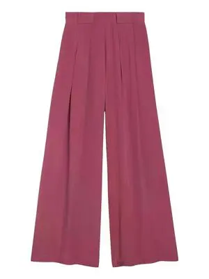 Momoni Front Pleats Palazzo Trousers - Pink