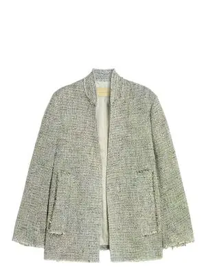 Momoni Catalina Frayed Jacket - Grey