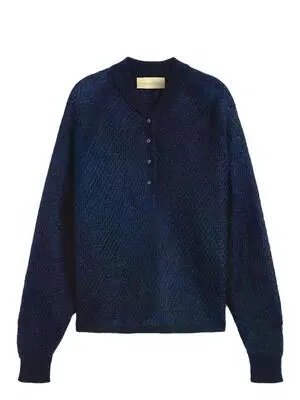 Momoni Honeycomb Jumper - Blue