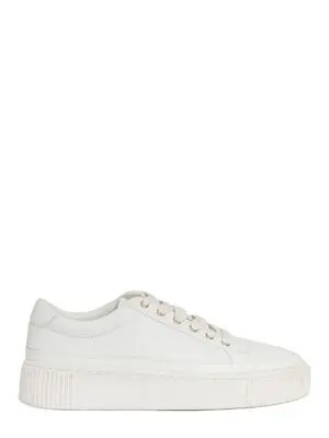 REISS Leanne Platform Trainers - White