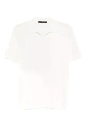 Tagliatore Keith Collar Polo Shirt - Neutrals