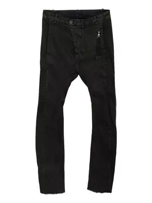 Masnada Zip-detail Trousers - Black