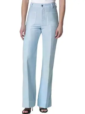 Victoria Beckham Alina Straight Leg Jeans - Blue