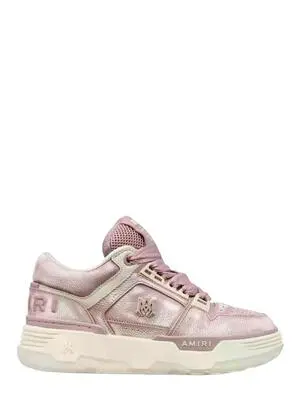 Amiri Pebbled Ma-1 Leather Sneakers - Pink