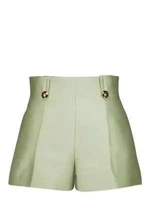 Zimmermann Luna Tailored Shorts - Green