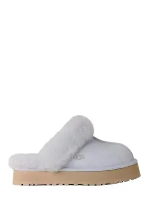 UGG Blue Platform Slippers