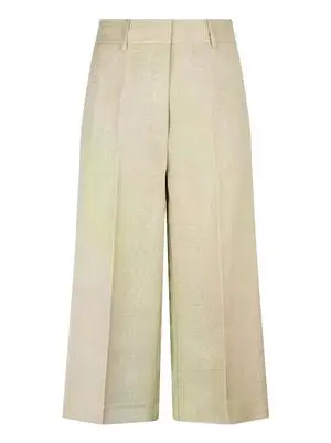 FORTE_FORTE Belt-loops Pants - Neutrals