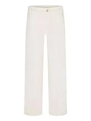 CAMBIO Buttoned Cropped Jeans - Neutrals