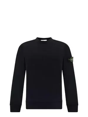 Stone Island Logo-patch Sweatshirt - Black