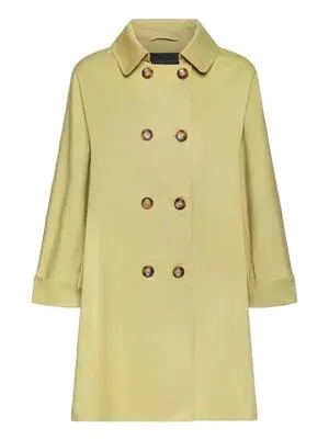 ELENA MIRO` Gabardine Trench Coat