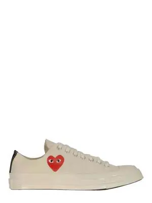 Play Comme Des Garcon X Converse Heart Chuck 70 Sneakers - Neutrals