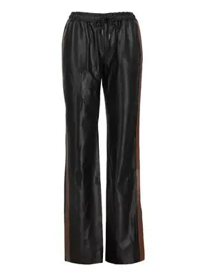 Ermanno Scervino Faux-leather Trousers - Black