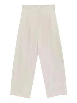 THE ROW Iven Pleated Trousers - Grey